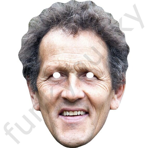 Monty Don Celebrity Gardener Card Face Mask All Our Masks - Etsy
