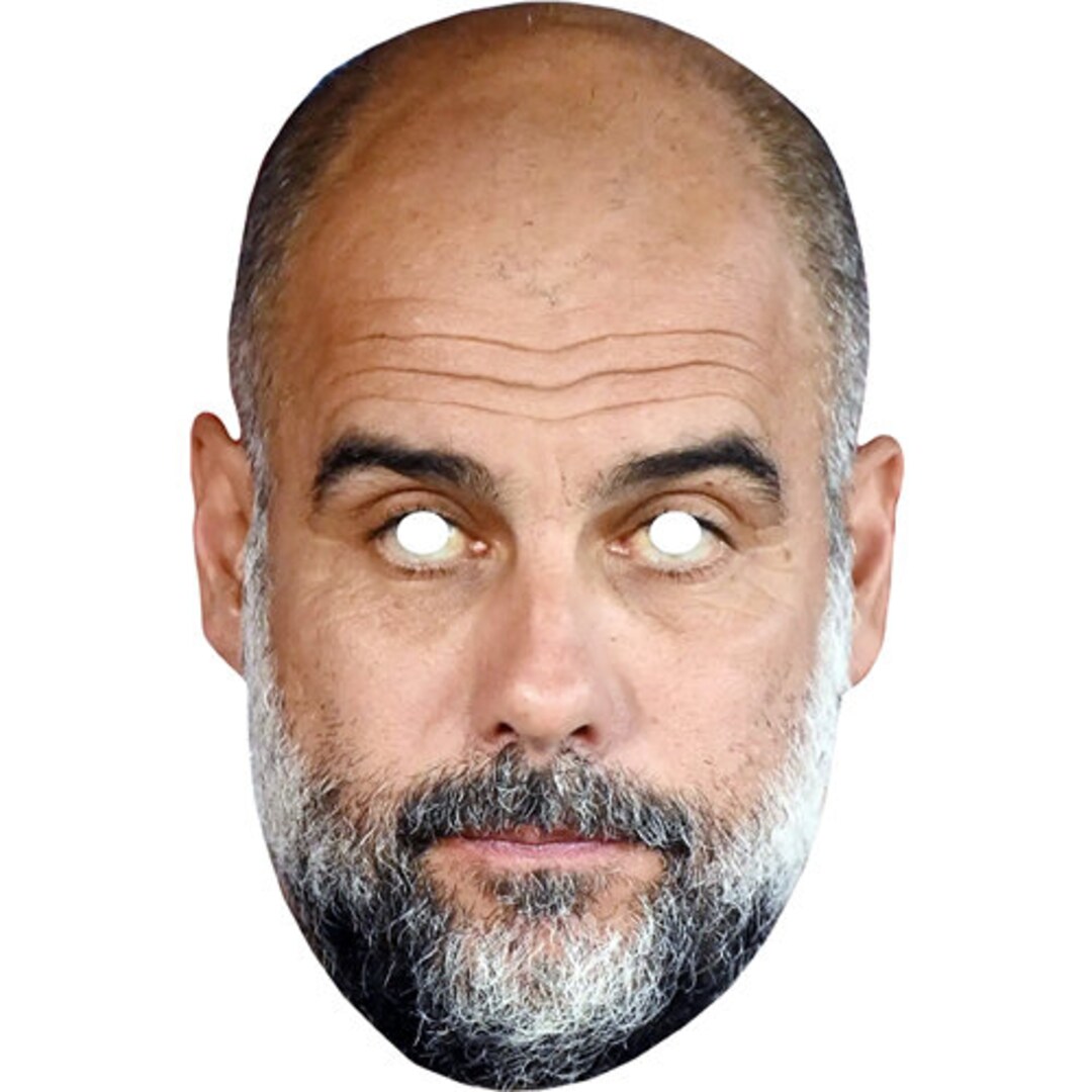 Pep Guardiola Celebrity Card Football Manager Mask All Masks Are Ready ...