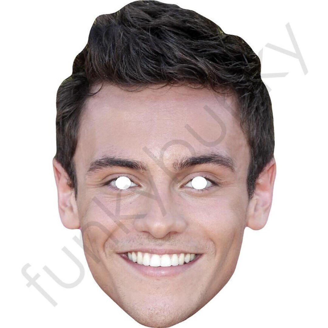 Tom Daley Swimmer Celebrity Mask Ready to Wear order by 3pm UK for Same ...