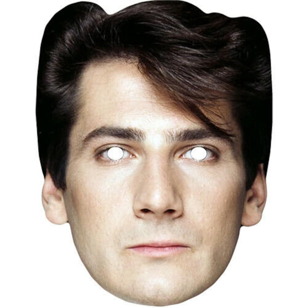Tony Hadley Young Celebrity Singer Card Mask All Masks Are Ready to ...
