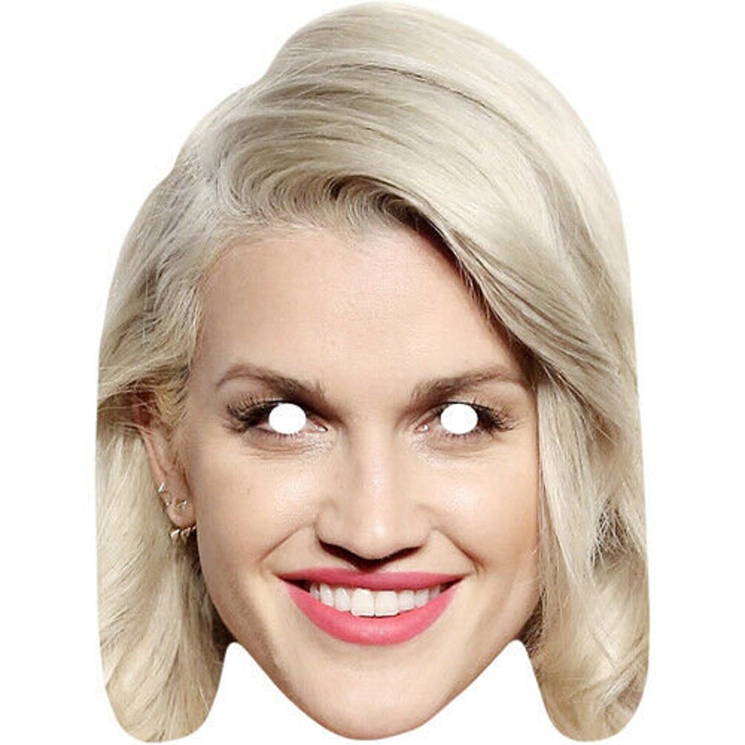 Ashley Roberts Celebrity Card Face Mask All Masks Are Pre-cut-order by ...