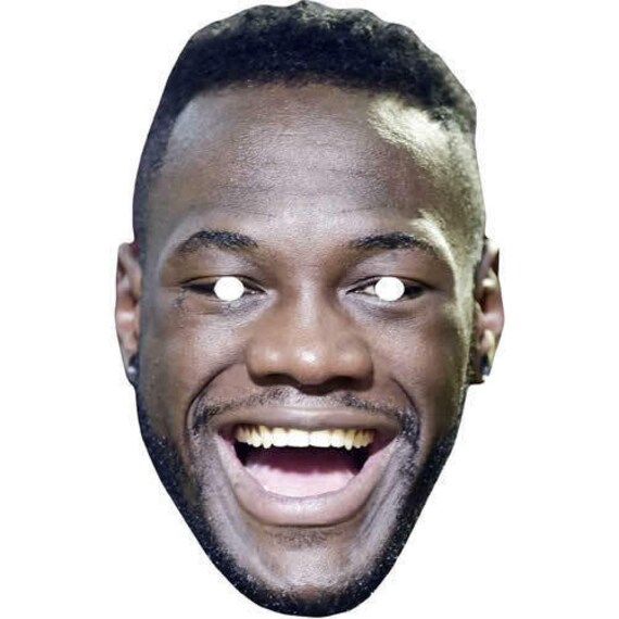Deontay Wilder Celebrity Boxer Boxing Card Mask All Our - Etsy