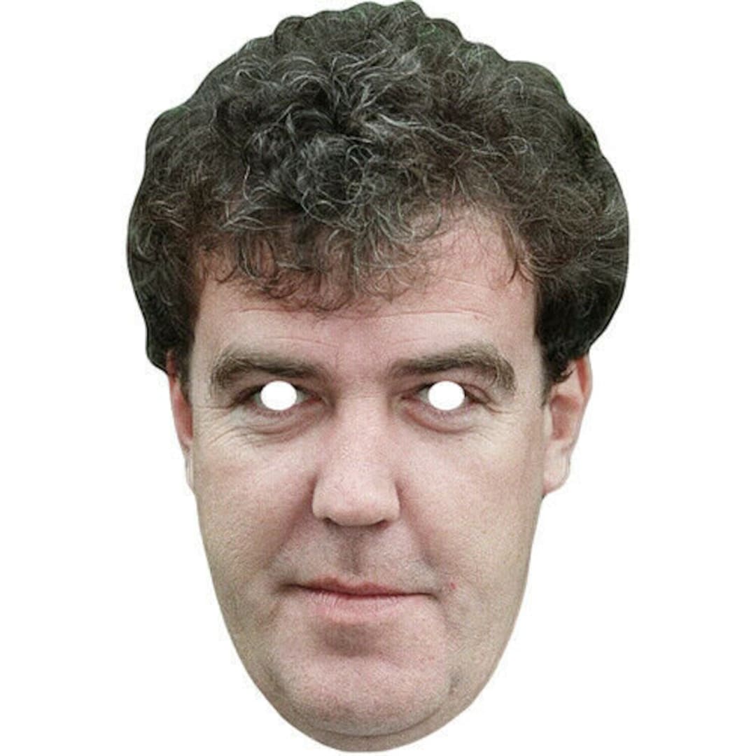Jeremy Clarkson Young Retro Celebrity Fun Card Mask Ready to Wear-order ...