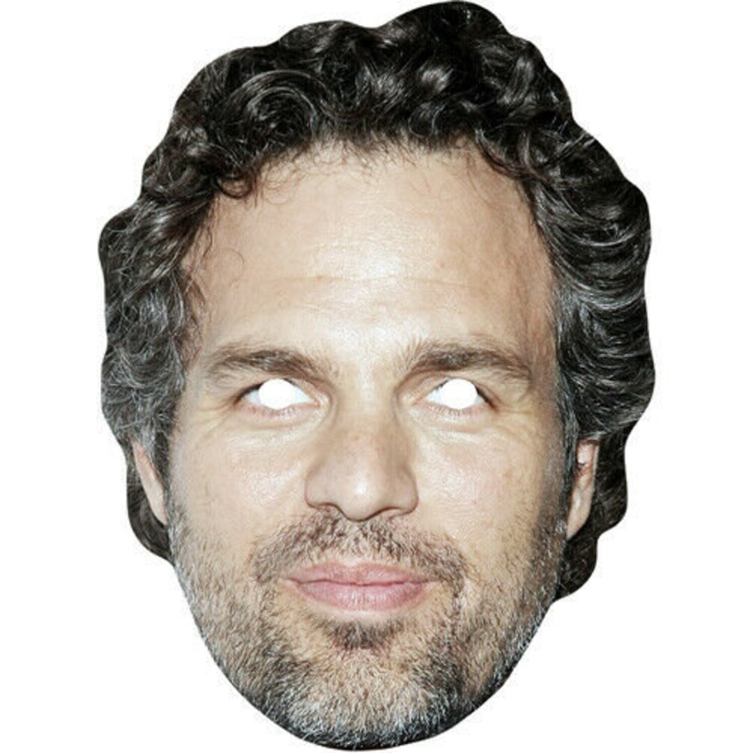 Mark Ruffalo Celebrity Actor Fun Card Mask All Masks Ready to Wear ...