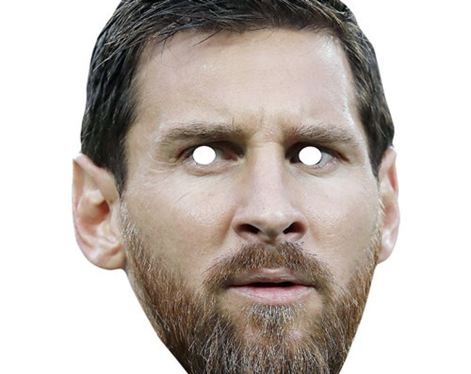 Lionel Messi Soccer Player Halloween Costume Mask Character - Etsy