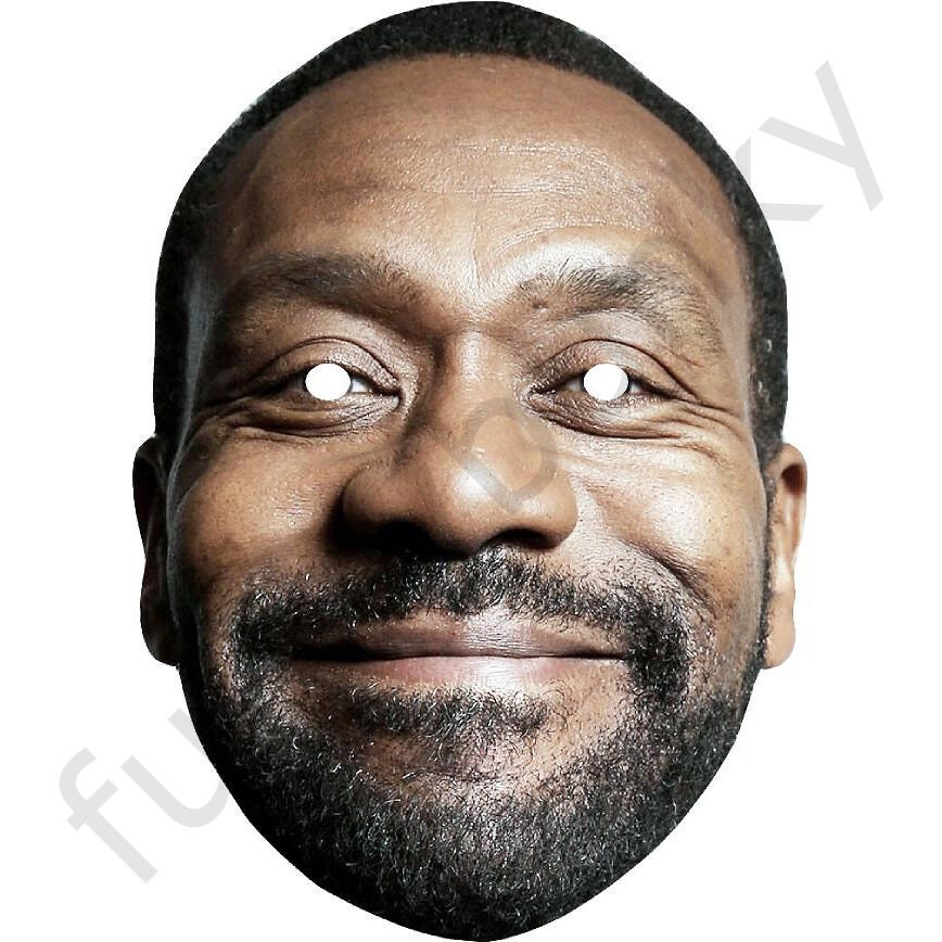 Lenny henry celebrity comedian card face mask all our masks | Etsy