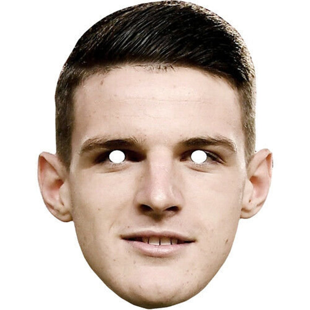 Declan Rice Football West Ham Card Celebrity Mask. All Masks - Etsy
