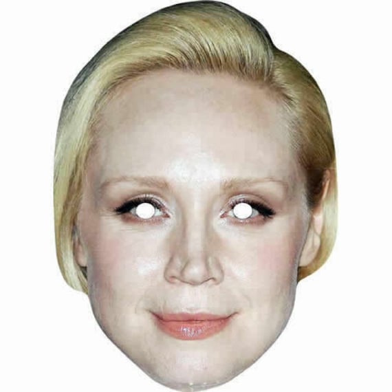 Gwendoline Christie Mask Celebrity Actor Card Masks Order | Etsy