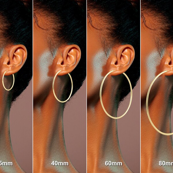 Endless Hoop Earring - Etsy