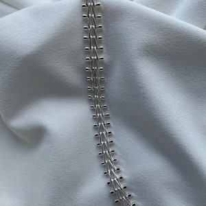 Silver Fishbone Chain Bracelet, Silver Chain Bracelet, Interlocking ...