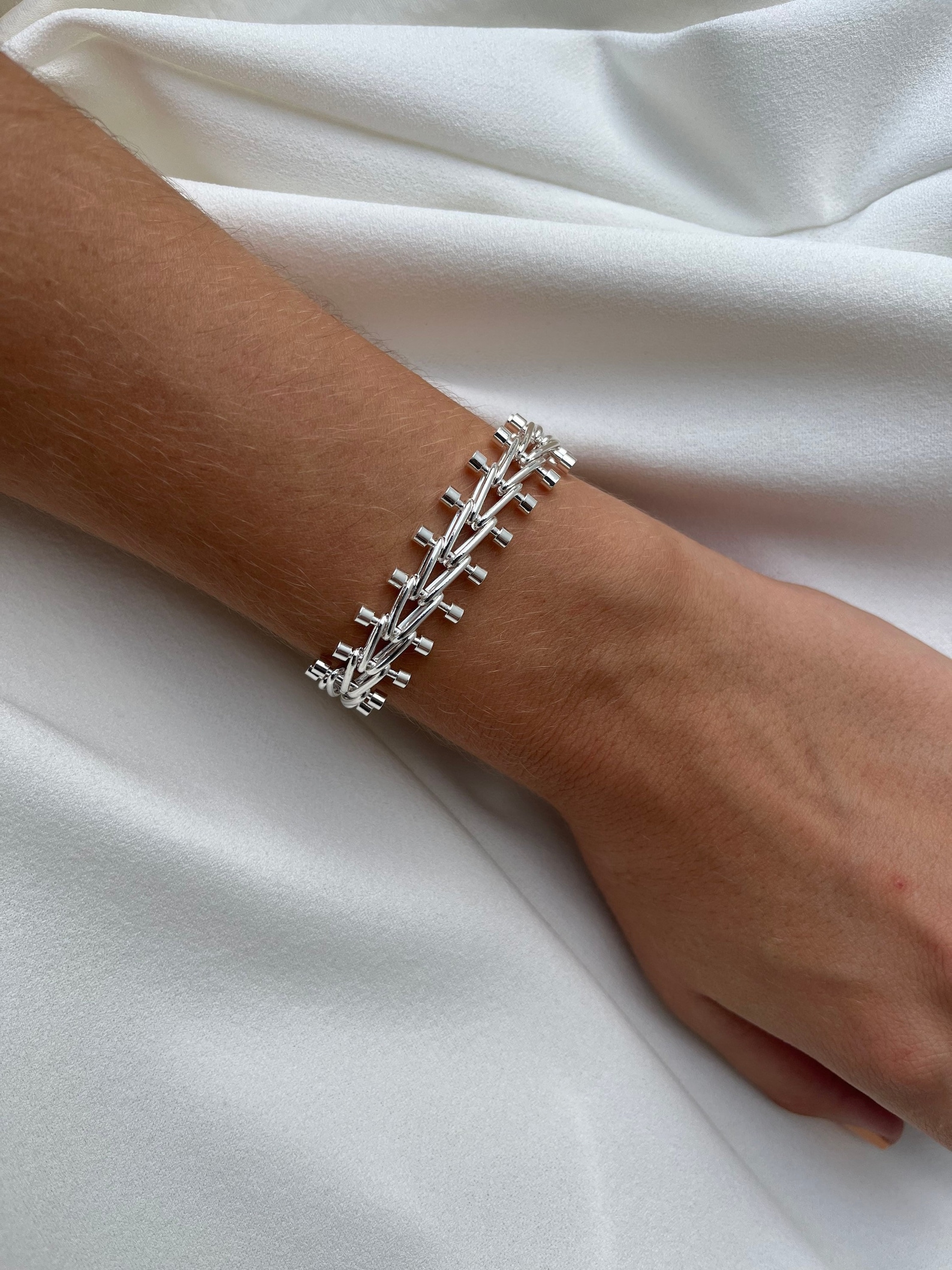 Silver Fishbone Chain Bracelet Silver Chain Bracelet - Etsy