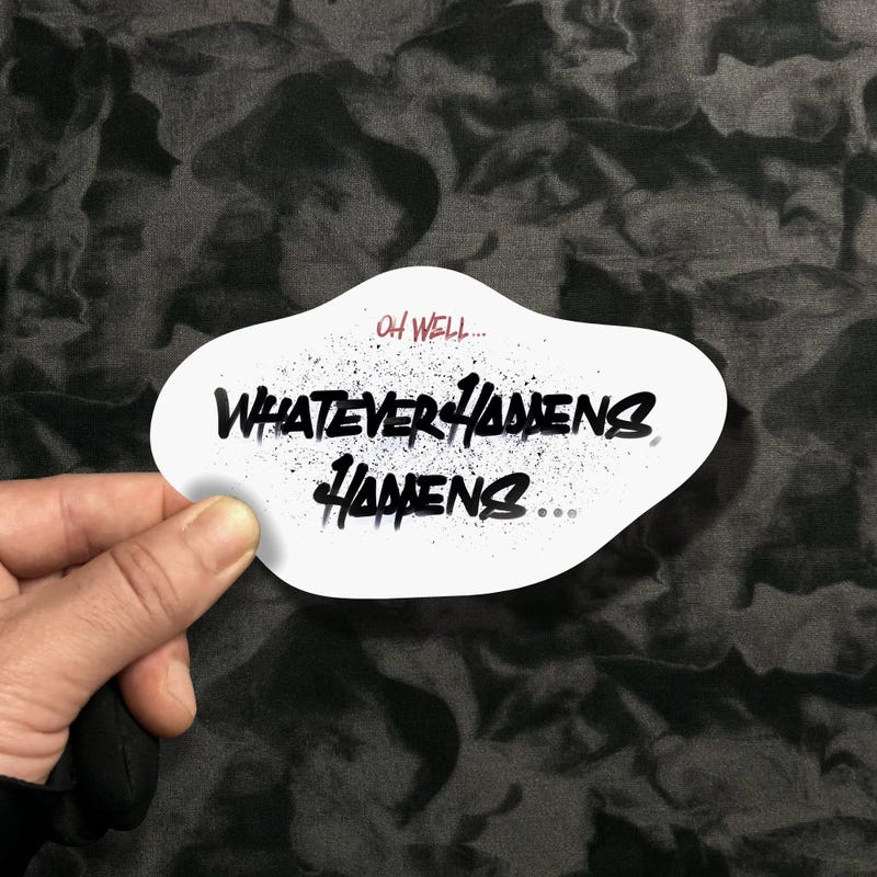 Whatever Sign - Etsy