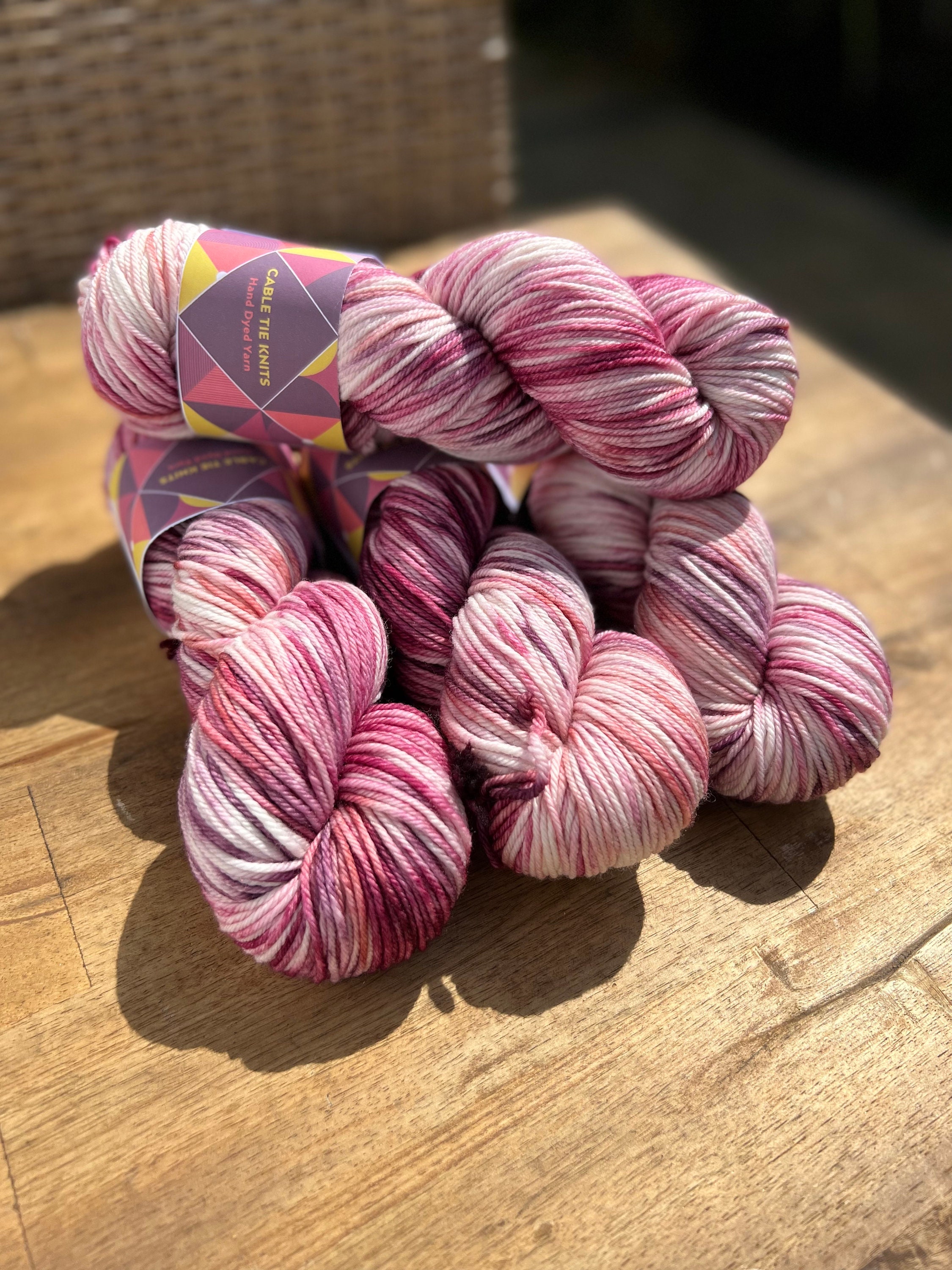 Orchid 100g Alpha 8ply Variegated Hand Dyed Yarn DK Superwash - Etsy