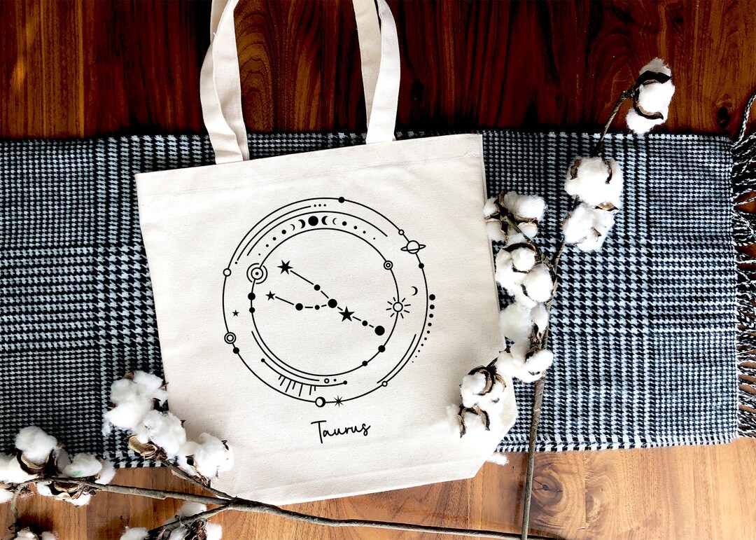 Zodiac Tote Bag - Etsy