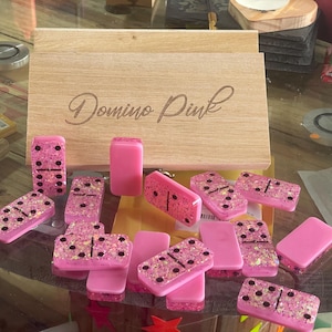 Glitter Pink Dominos - Etsy