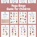 Yoga Bingo Game for Children Printable Mindfulness Game for Classroom ...