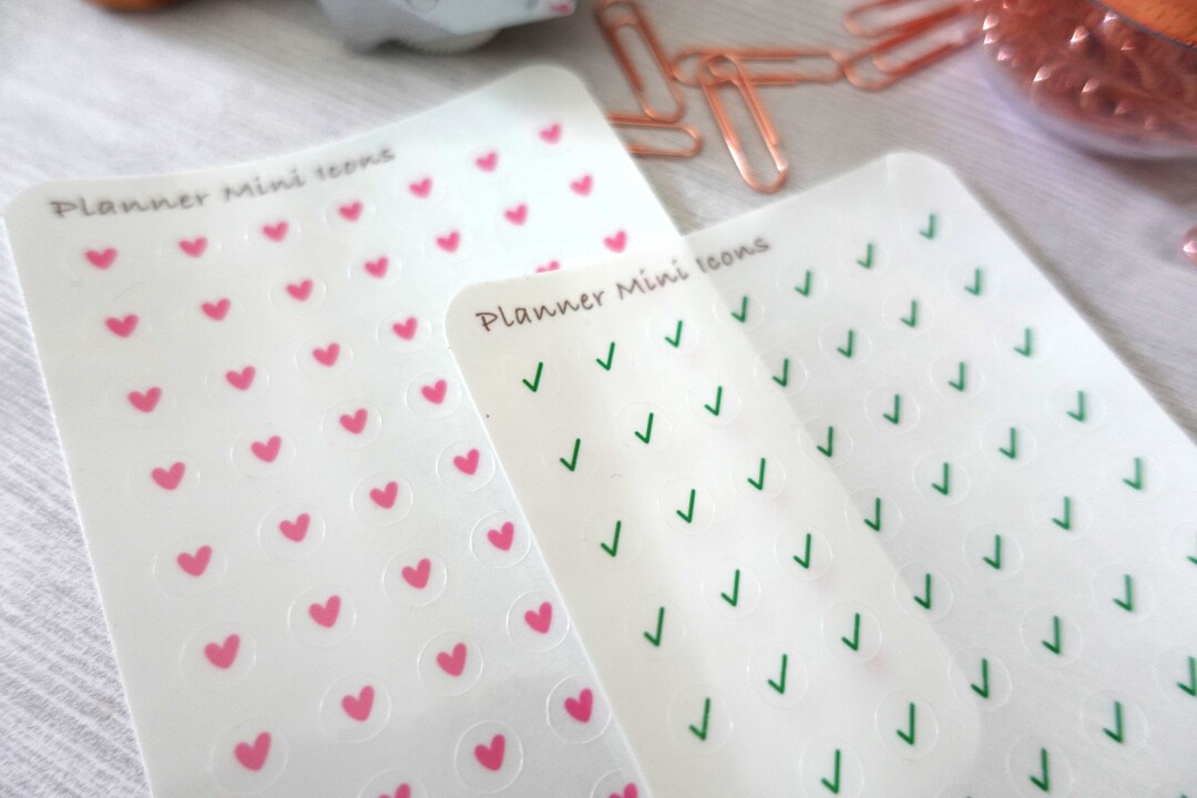 Calendar Sticker, Planner Sticker, Journal Sticker, Love Sticker, Check ...