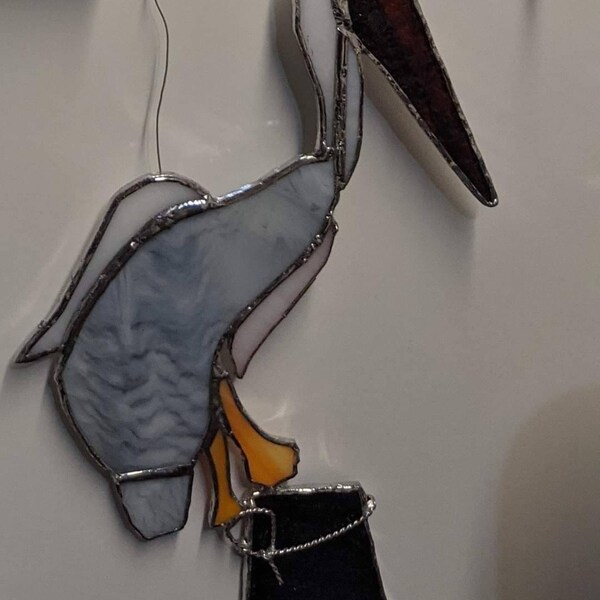 Stained Glass Pelican - Etsy