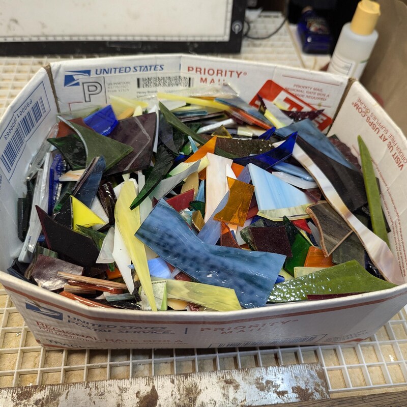 Stained Glass Scraps - Etsy