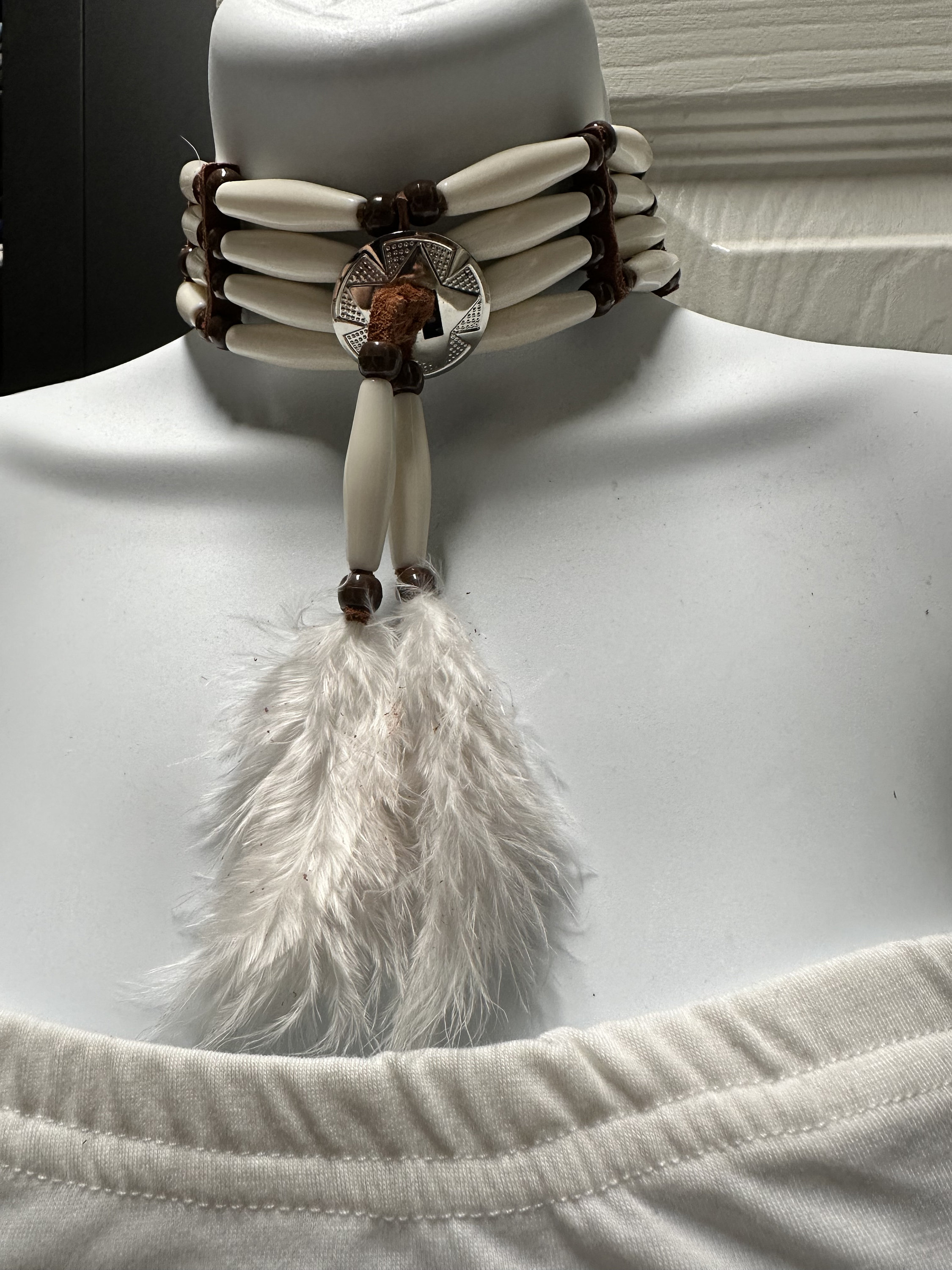 Handmade Native American Bone Choker - Etsy
