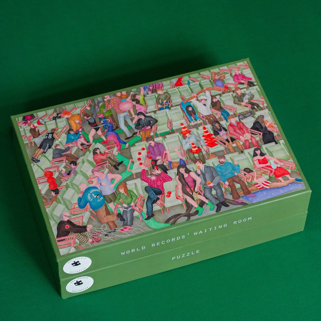 1000-piece Puzzle "world Records Waiting Room" //the Puzzle Collective ...