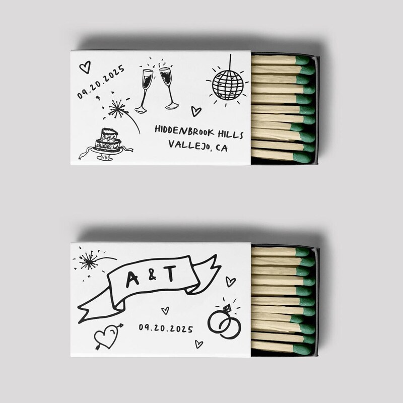 Matchbox Label - Etsy