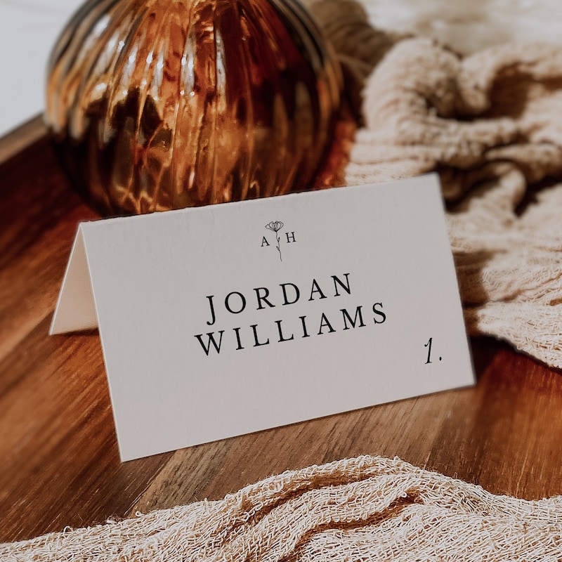 Name Cards Wedding - Etsy