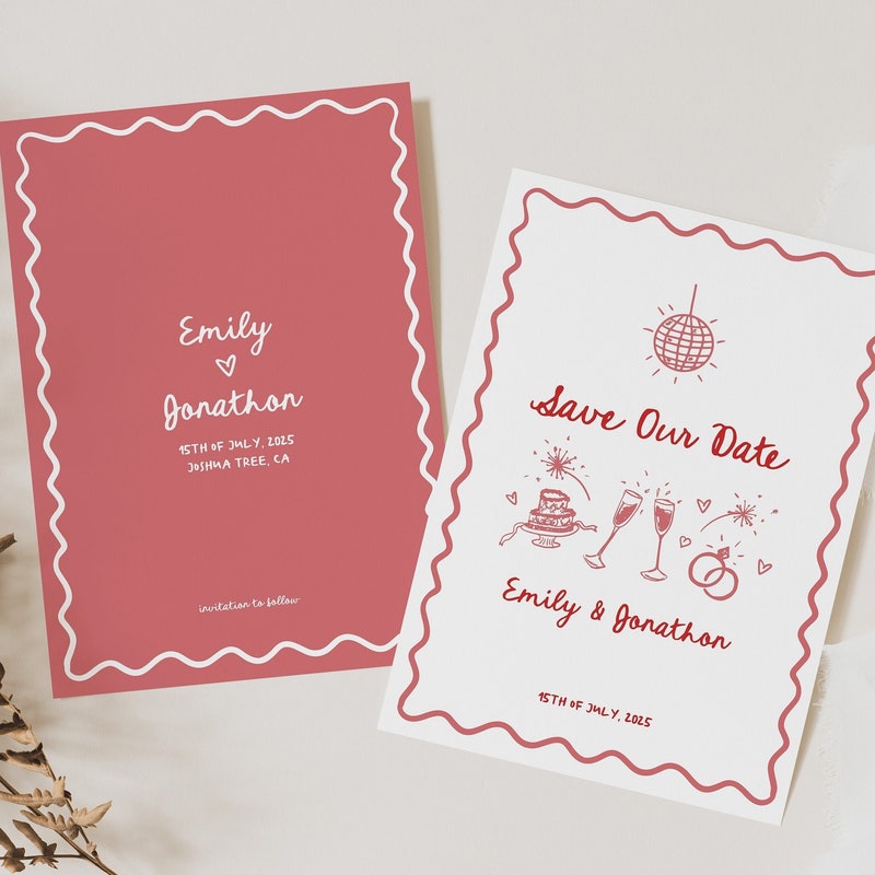 Unique Save the Date - Etsy