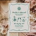 Hand Drawn Wedding Invitation Squiggle Illustrated Wedding Invite Hand ...