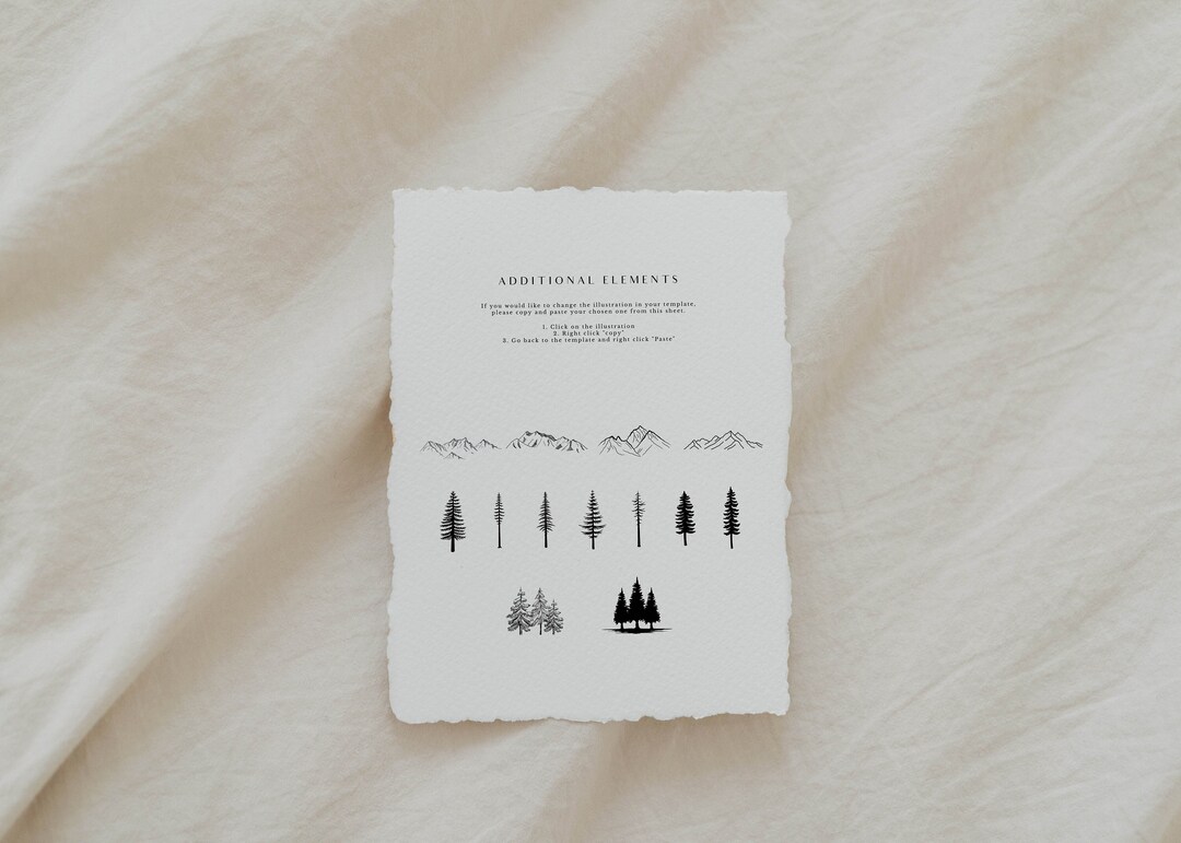 Additional Illustrations for Your Template - Outdoor - Etsy