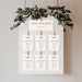 Boho Western Wedding Seating Chart Cards Desert Wedding Seating Chart ...