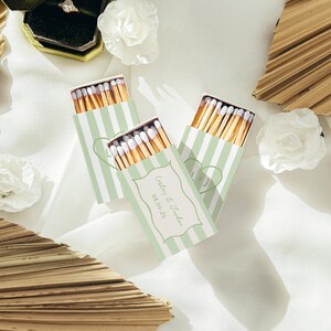 Squiggle Matchbox Label the Perfect Match Hand Drawn Wedding Favor ...