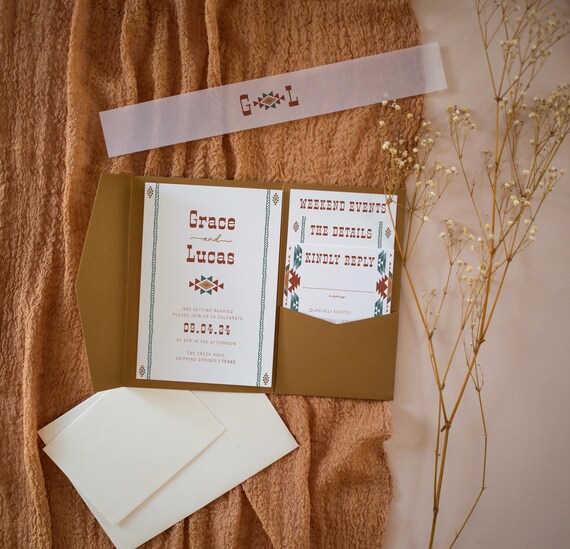 Texas Themed Wedding Invitations