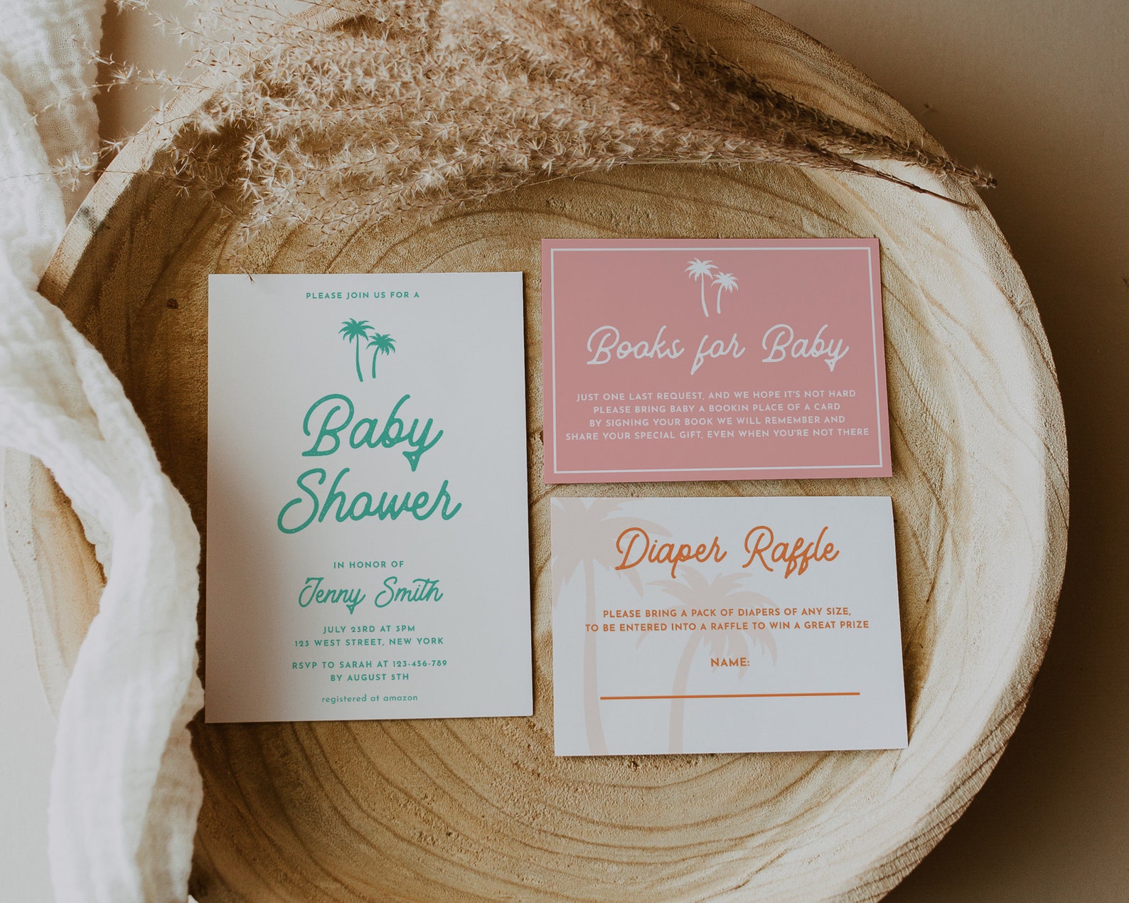 Retro Baby Shower Invitation Template Groovy Baby Shower Invite Instant ...