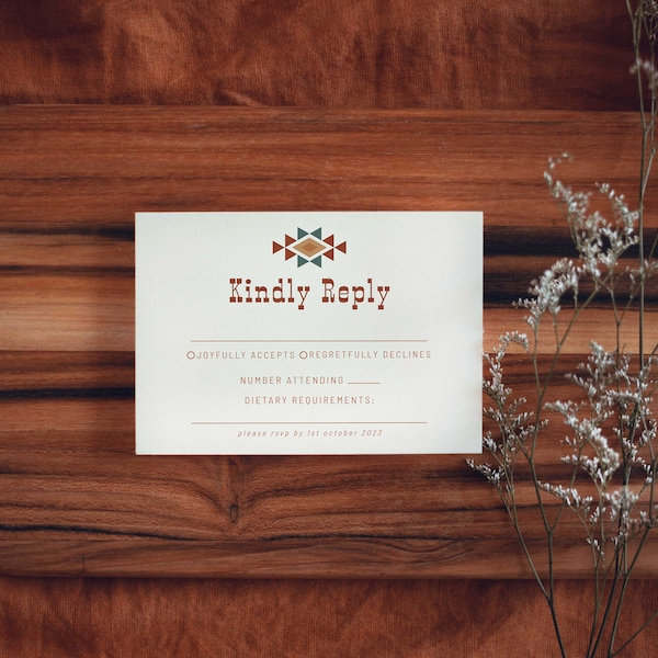 Western Rsvp Cards - Etsy