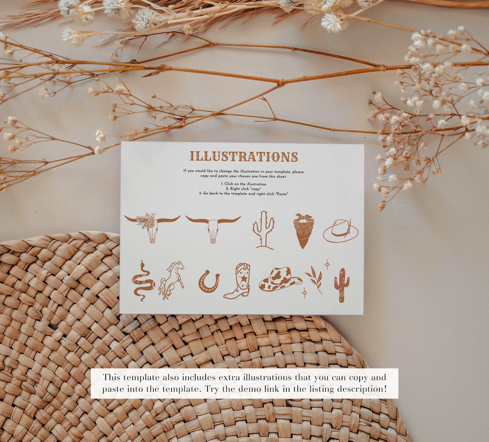 Boho Western Wedding Seating Chart Cards Desert Wedding Seating Chart ...