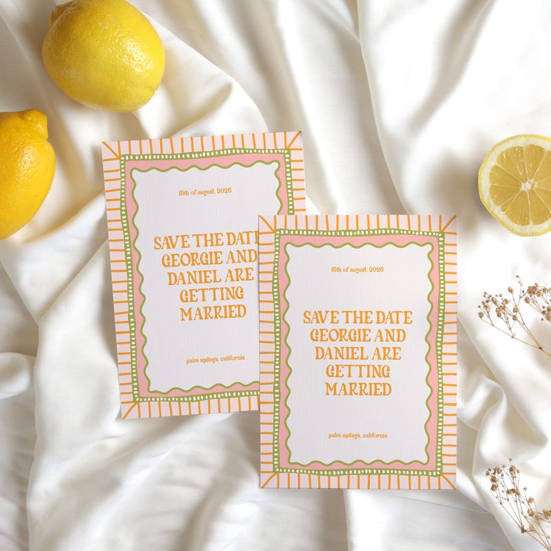 Fun Save the Date - Etsy