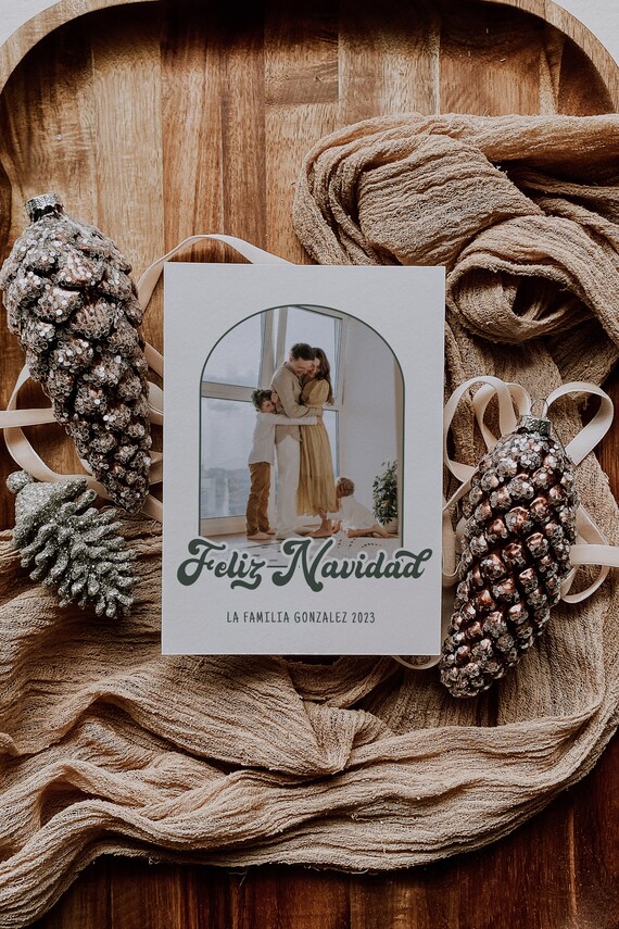 Spanish Christmas Card Template