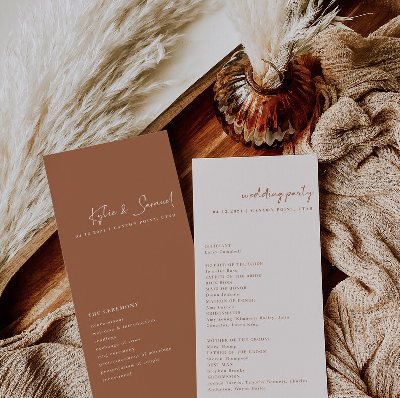 Terracotta Wedding Bundle Rust Wedding Signs Bundle Boho Wedding ...