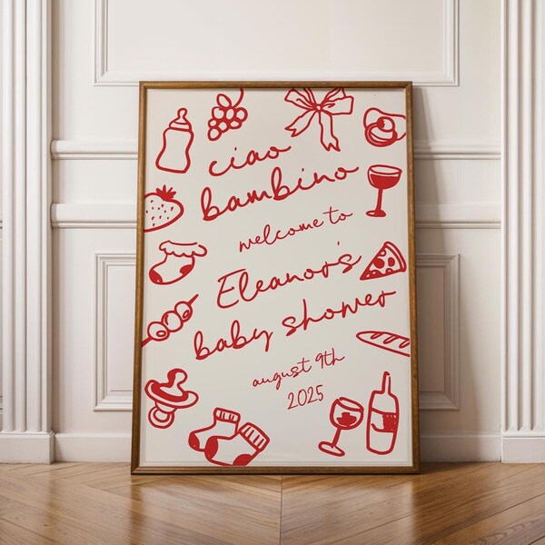 Ciao Bambino Baby Shower - Etsy