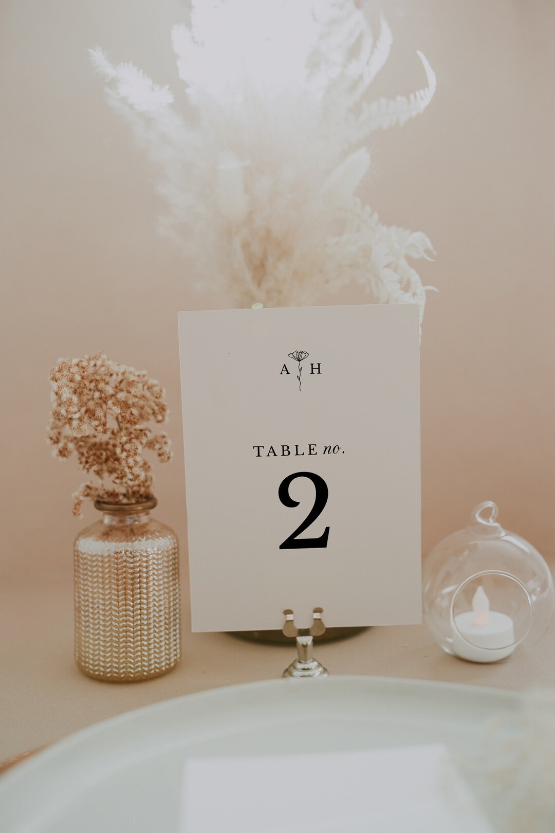 Printable Table Numbers Elegant Wedding Table Numbers Template Modern ...