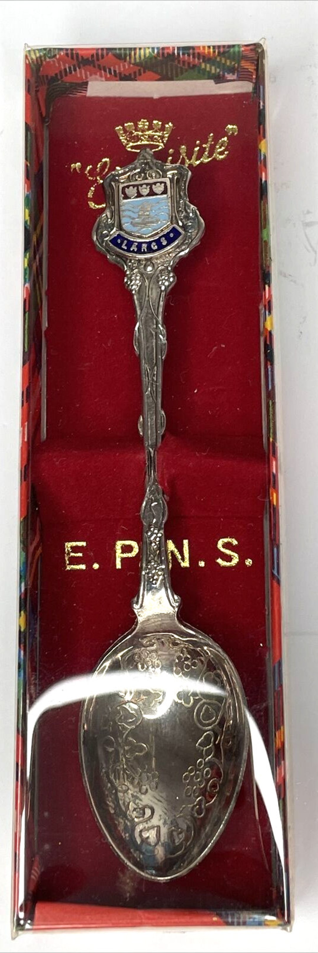 Silver Plated Exquisite EPNS Largs Scotland Crest Collectors - Etsy