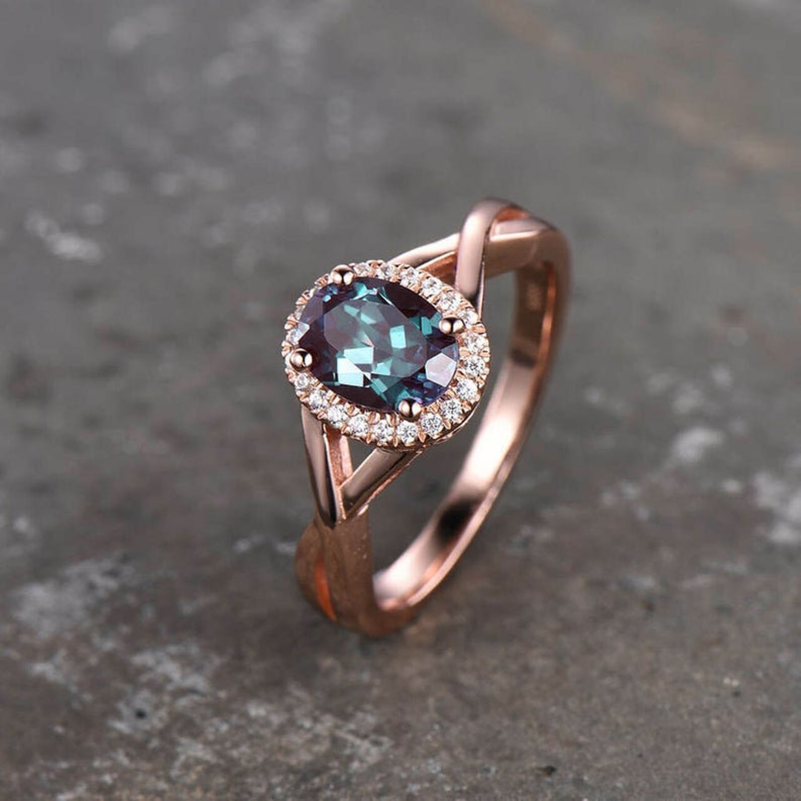 Vintage Alexandrite ring 100% Natural Alexandrite ring | Etsy