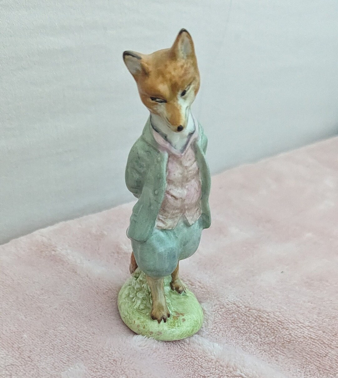 Vintage Foxy Whiskered Gentleman Figurine - Etsy