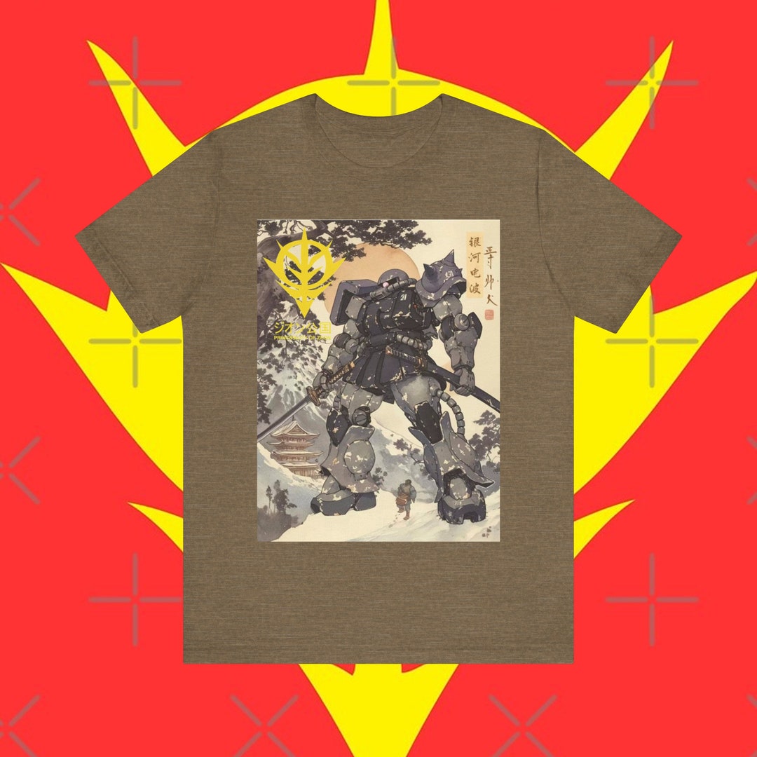 Samurai Zaku Art Shirt - Etsy
