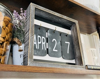 Farmhouse Chalkboard Calendar - Etsy