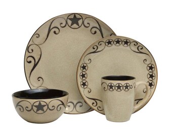 Rustic Dinnerware | Etsy