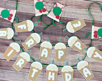 Frappe Birthday Banner - Etsy