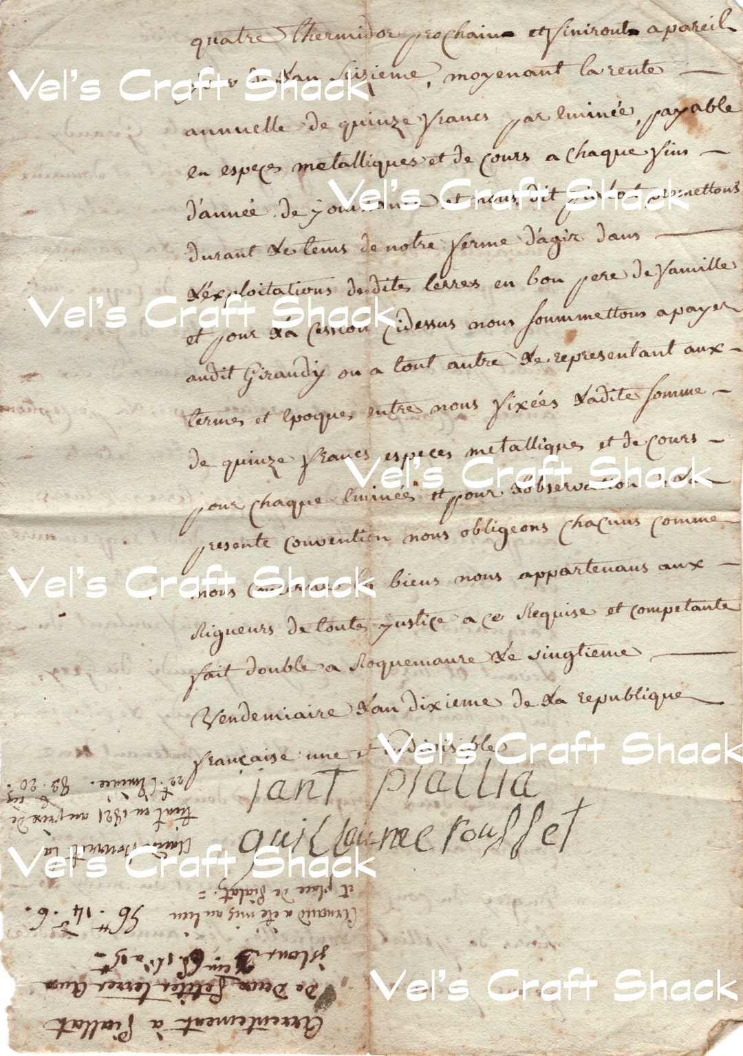 Set of Gorgeous 1820s French Letters Digital Download - Etsy