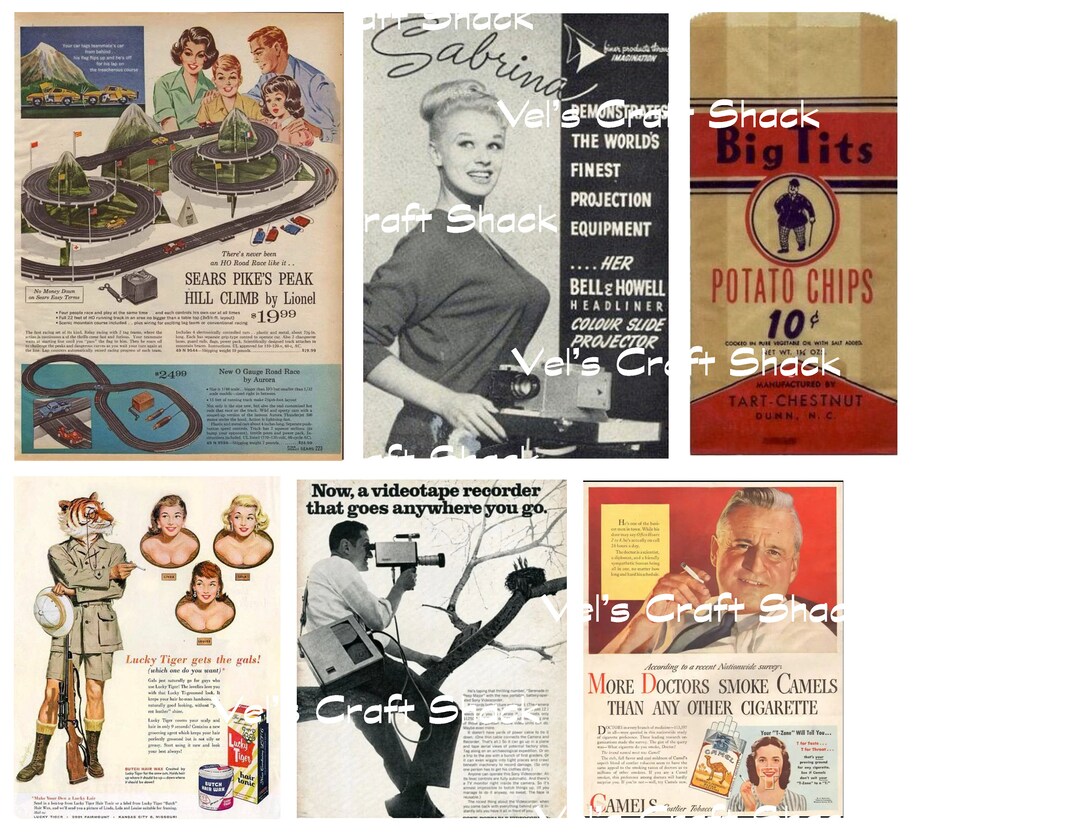 Vintage, Inappropriate & Just Plain Weird Ads - Digital Download (5 ...